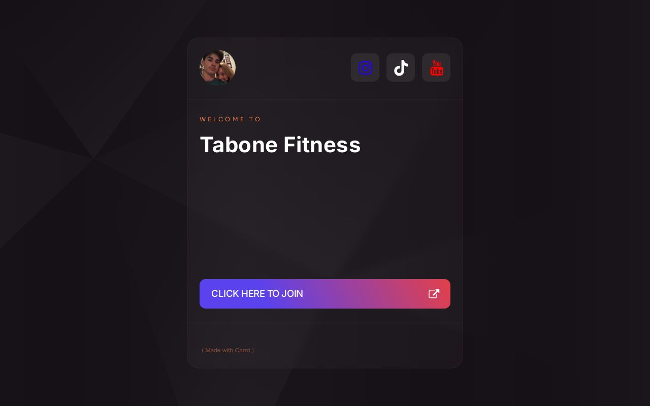 Tabone Fitness Page